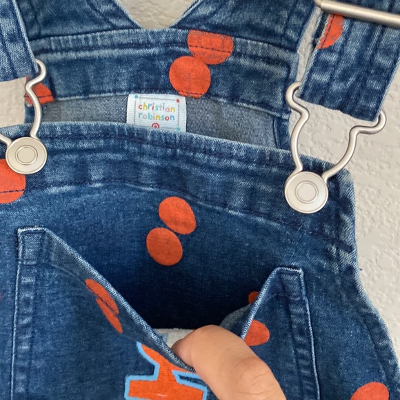 Bottoms | Christian Robinson X Target Little Kids Denim Blue Overalls ...